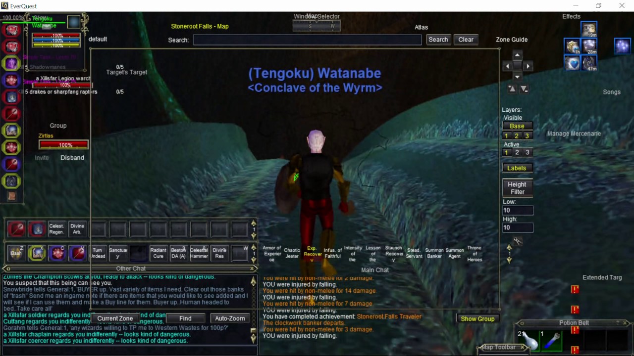 EverQuest (PC) Level 75 Cleric in Stoneroot Falls (Xegony Server) - YouTube