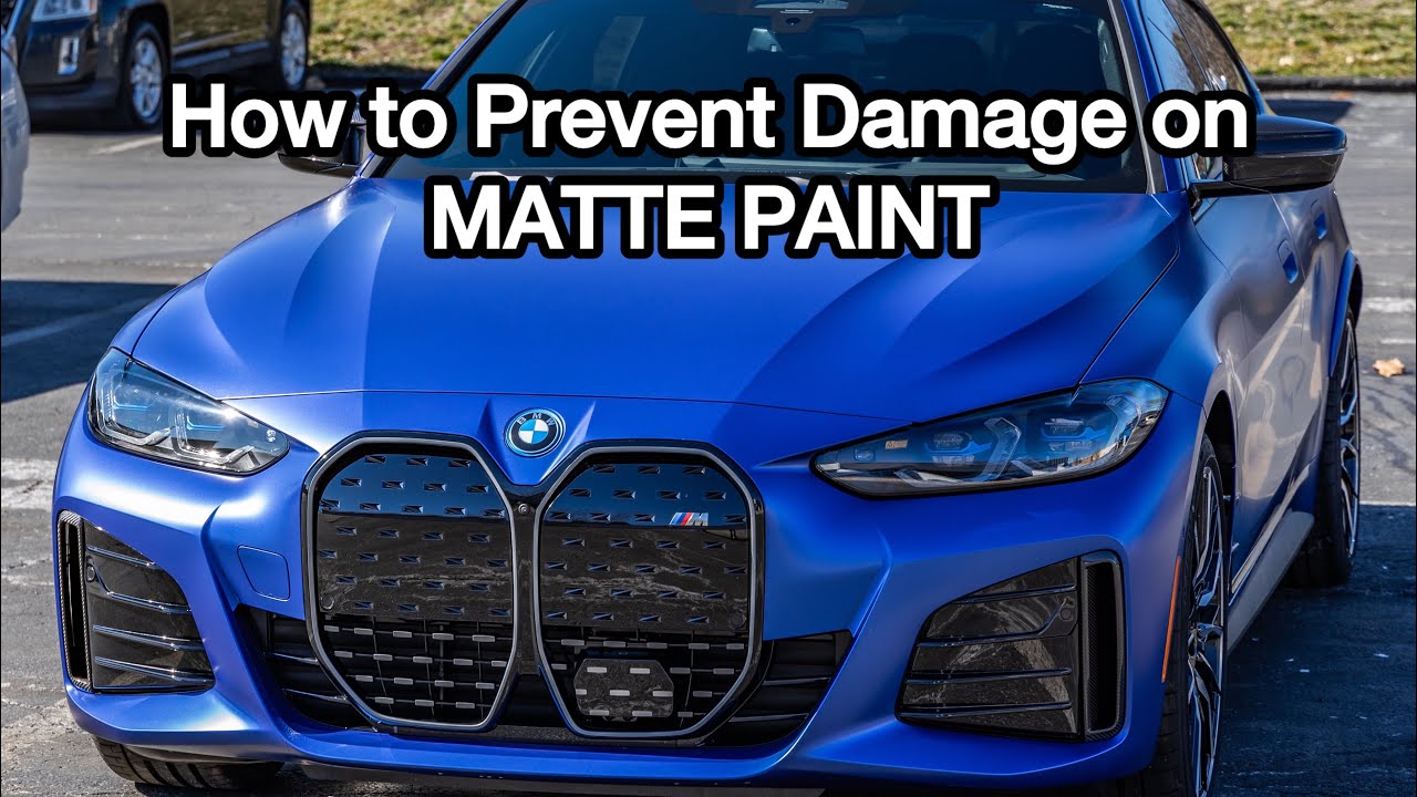 How To Prevent Damage on Matte Paint - YouTube