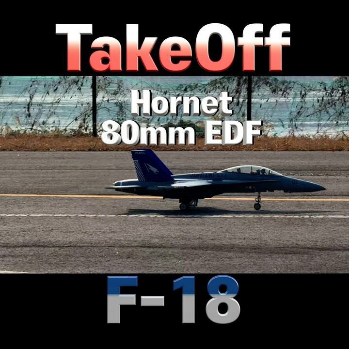 TakeOff, F-18 Hornet, FMS 80mm EDF - YouTube