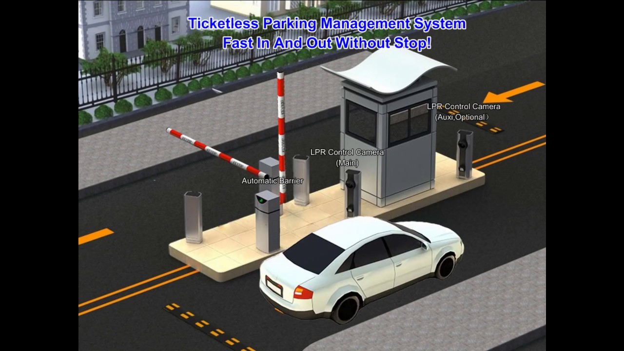 Keytop Ticketless Parking Management System-Fast In and Out without stop - YouTube