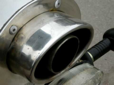 Sachs Madass 125 customized exhaust - YouTube