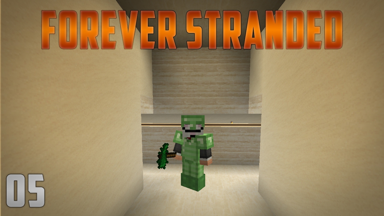 Forever Stranded EP5 Anti Spider Wall + Mob Farm + Chickens - YouTube