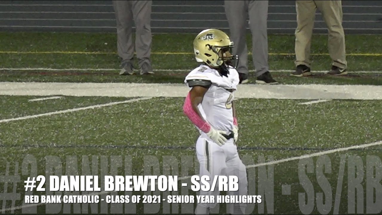 Daniel Brewton 2020 Senior Football Highlights - YouTube