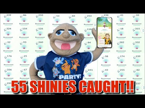 Shundo Hunting Bounsweet Community Day in Pokemon Go - YouTube