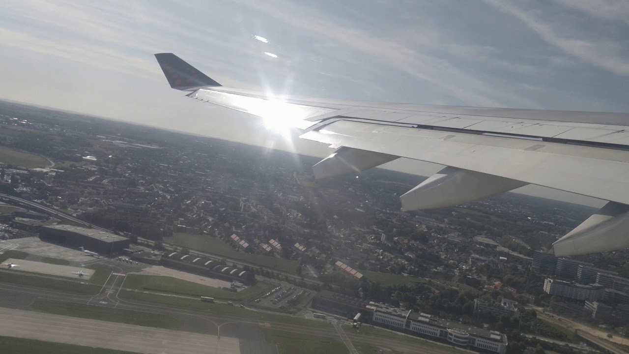 Brussels Airlines Brussels to Accra Flight SN277 A330-300 - Takeoff ...