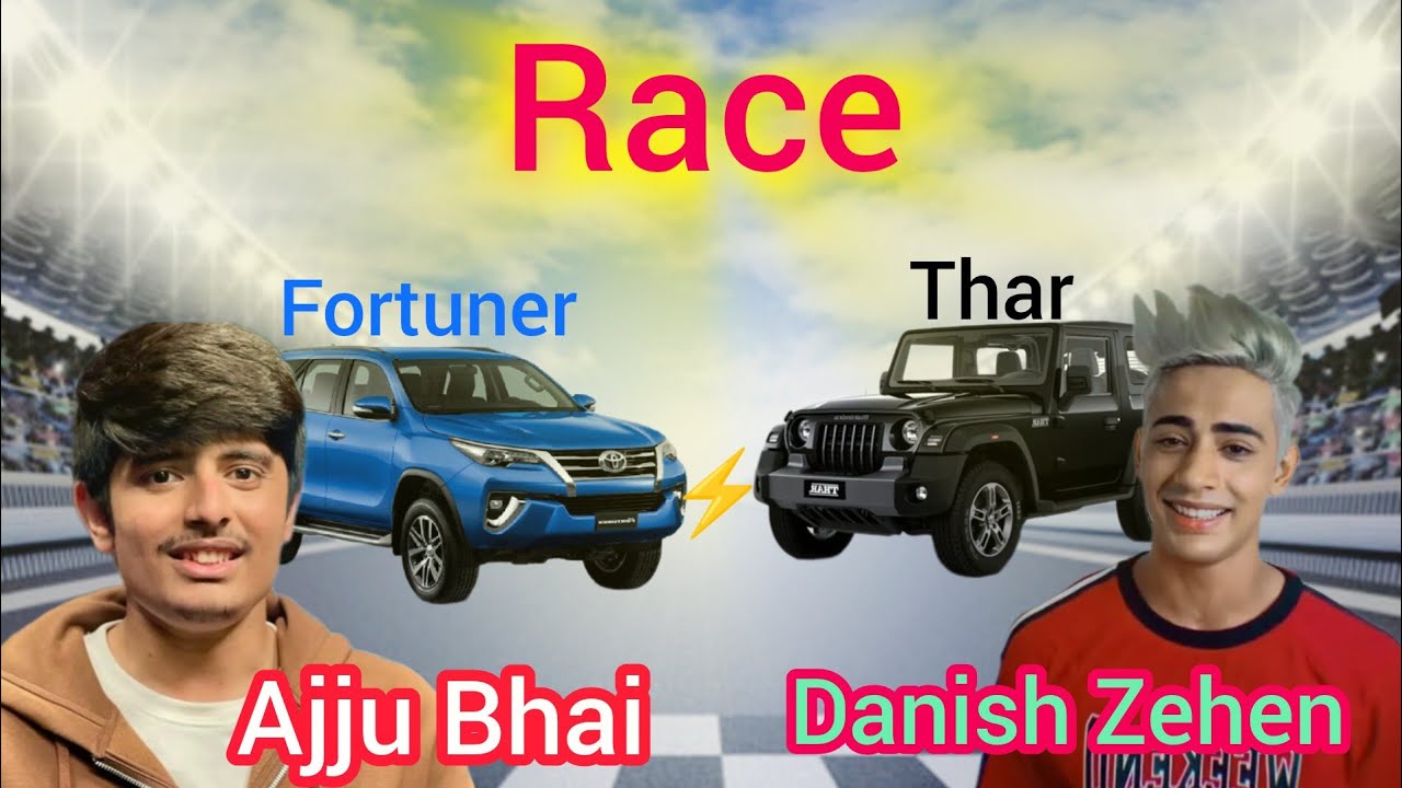 3D 4×4 Fortuner VS 4×4 Thar Car Race Off road 🛣️ Mountain Race #Gaming ...