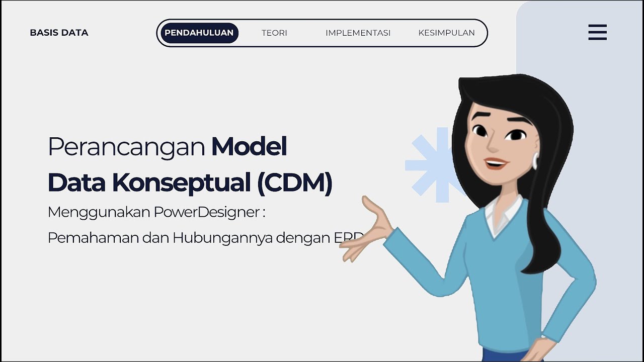 Perancangan Model Data Konseptual (CDM) Menggunakan PowerDesigner dan Hubungannya dengan ERD ...