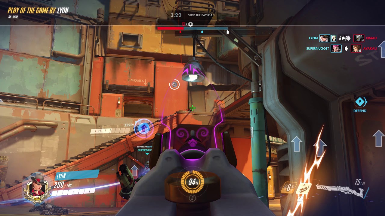 Ashe Overwatch POTG with SteelSeries RIVAL 3 Gaming Mouse - YouTube