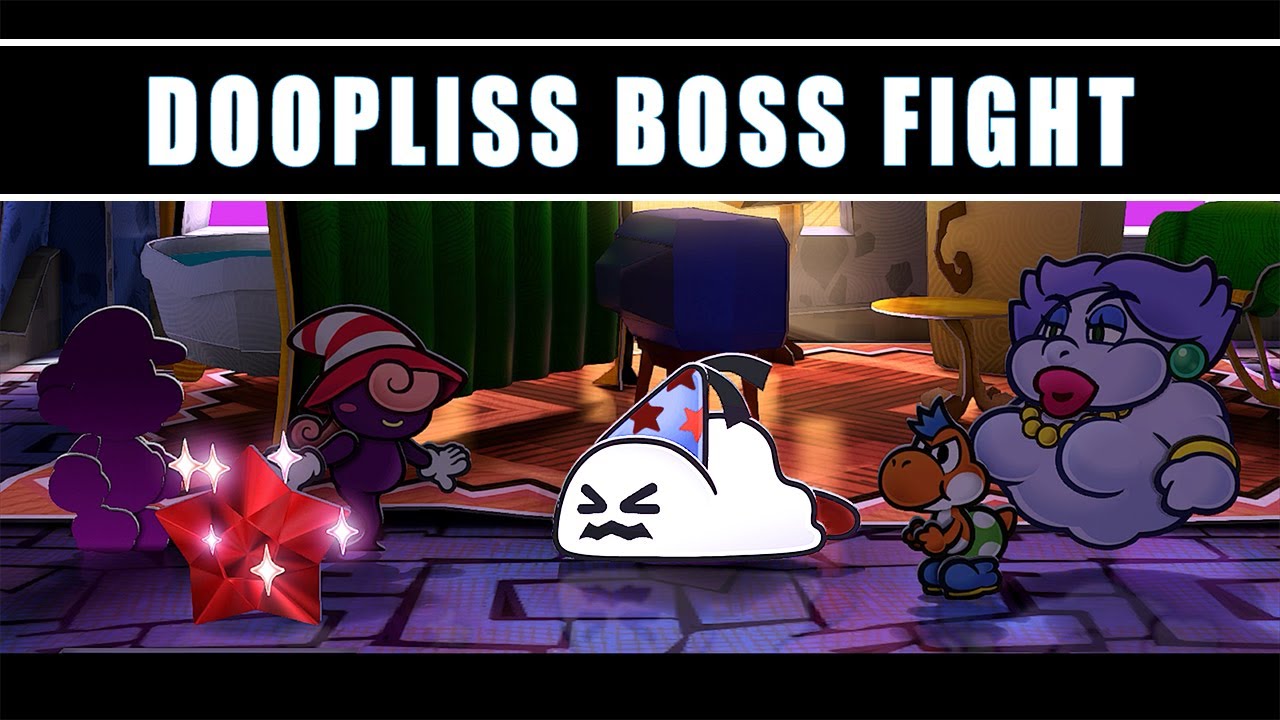 Paper Mario The Thousand Year Door Doopliss Boss Fight Nintendo Switch ...