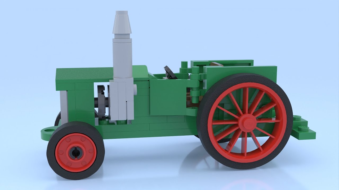 LEGO Old Farm Tractor 🚜🌾 Vintage Charm in Tiny Bricks! 🧱 #lego - YouTube