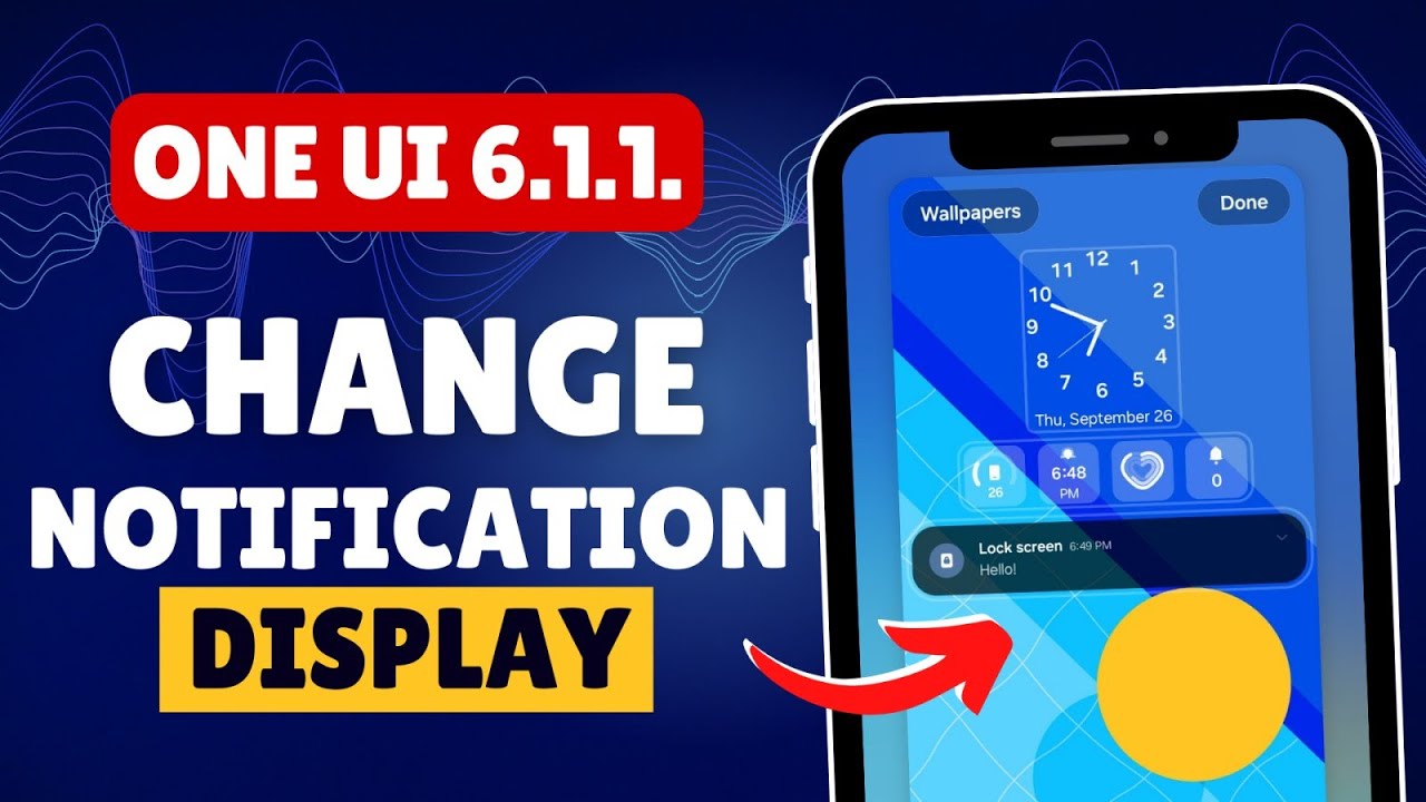 How to Change Notification Display on the Lock Screen on Samsung One UI ...