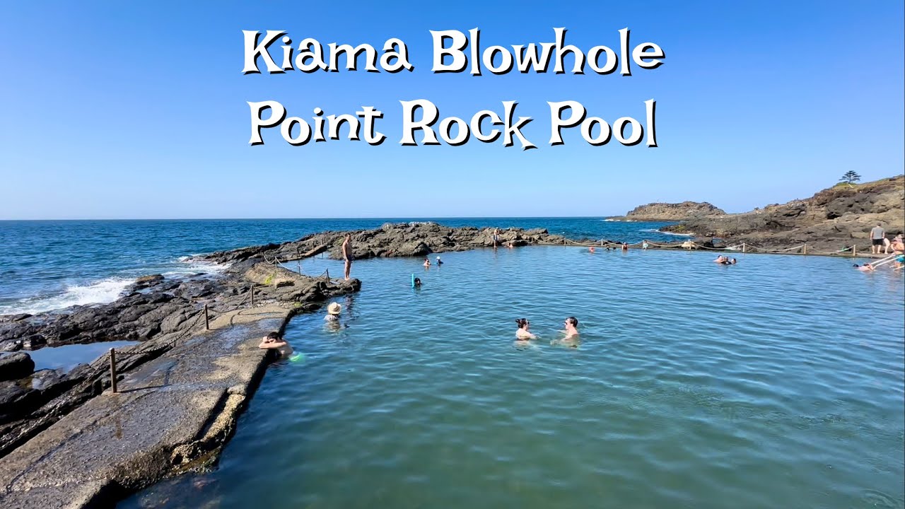 Beautiful BLOWHOLE POINT ROCK POOL in Kiama, South Coast NSW Australia - YouTube