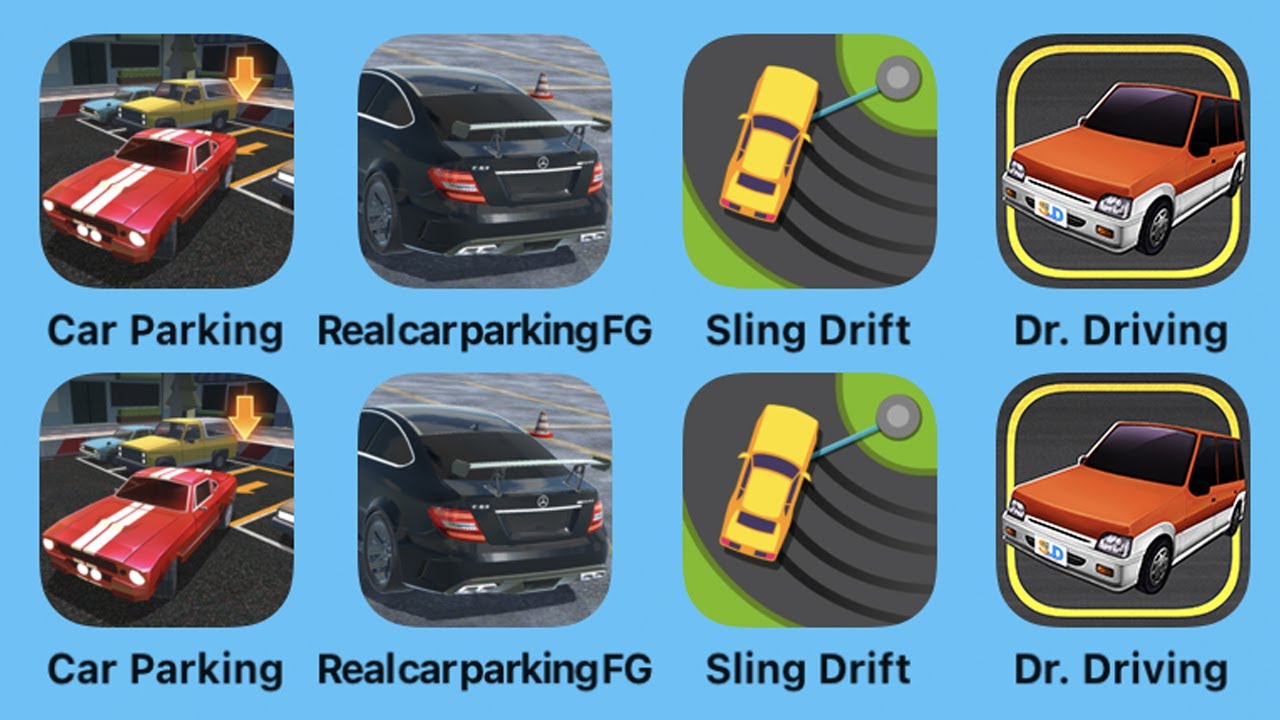 Car Parking, Real Car parking, Sling Drift and More Car Games iPad Gameplay - YouTube