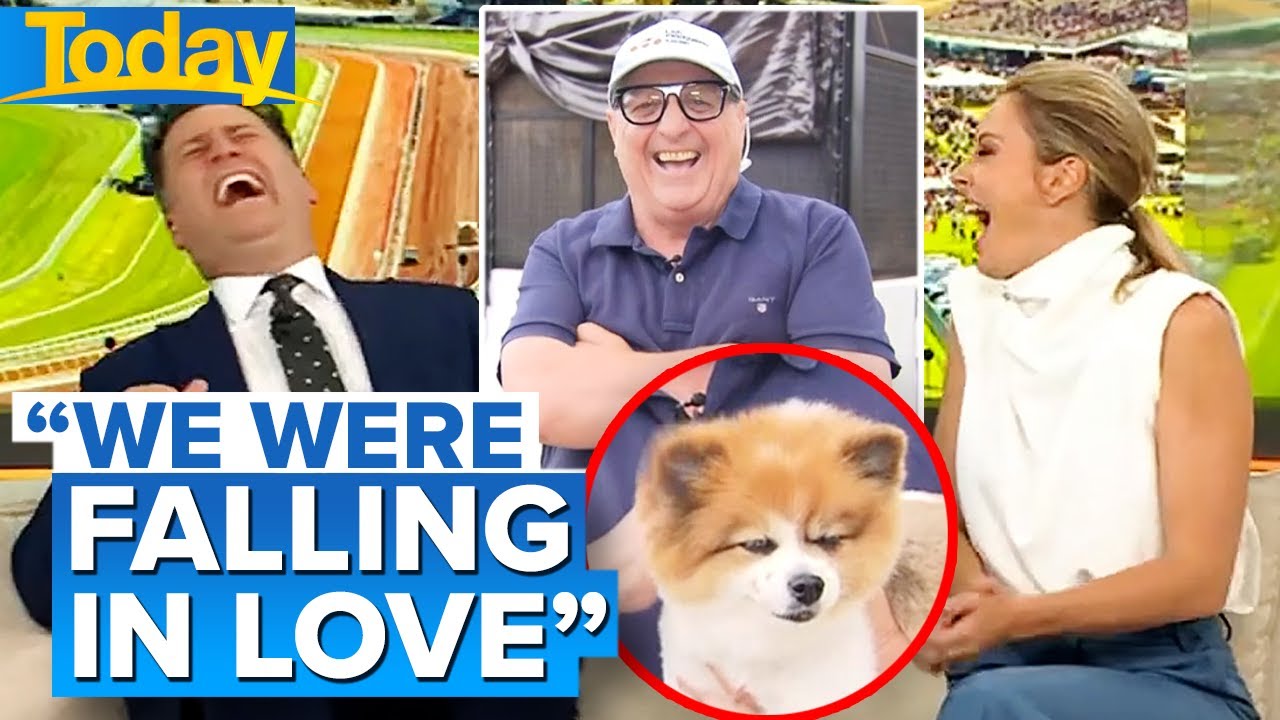 Champion horse trainer’s dog has TV hosts in stitches | Today Show ...