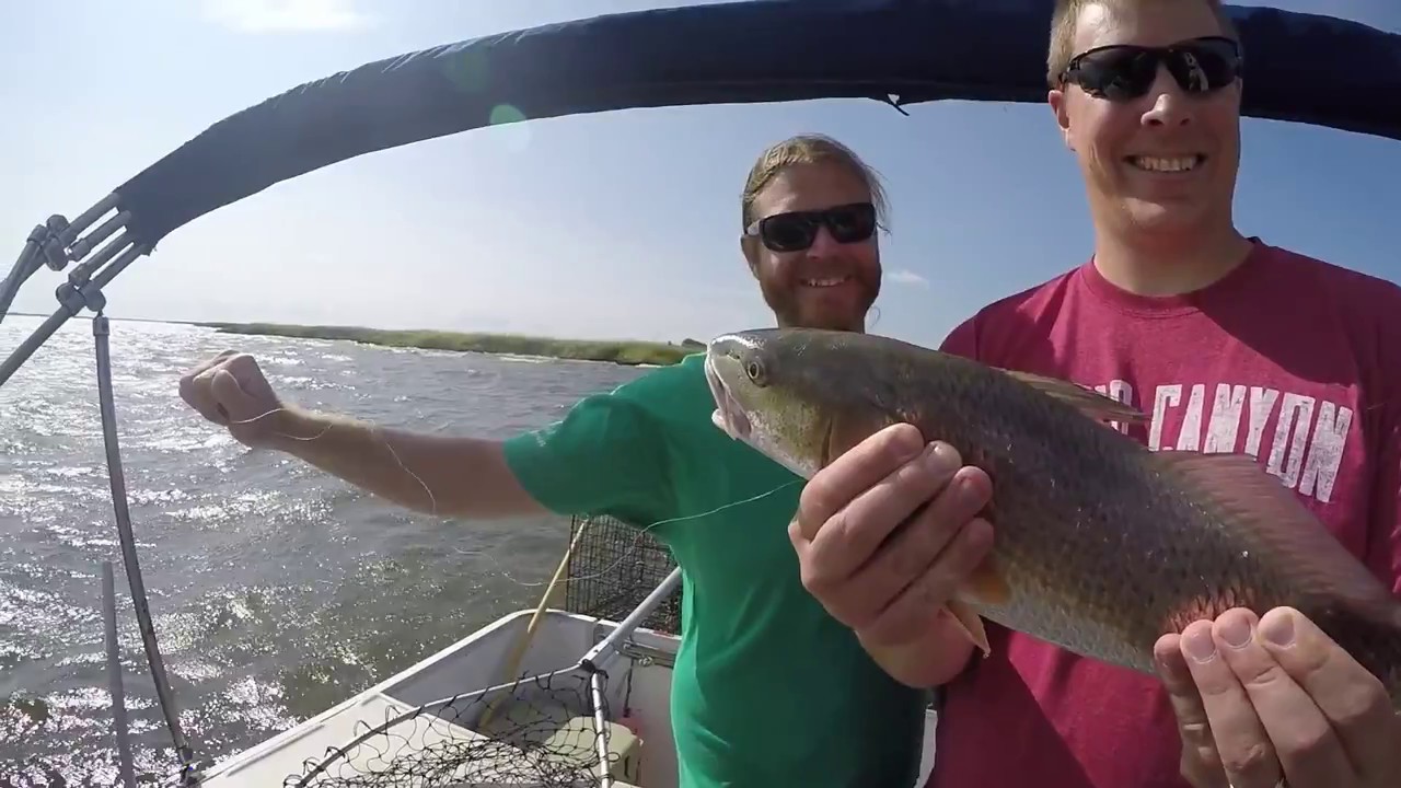 Hottt Red Drum fishing Corolla's Currituck Sound Pontoon Charter ...