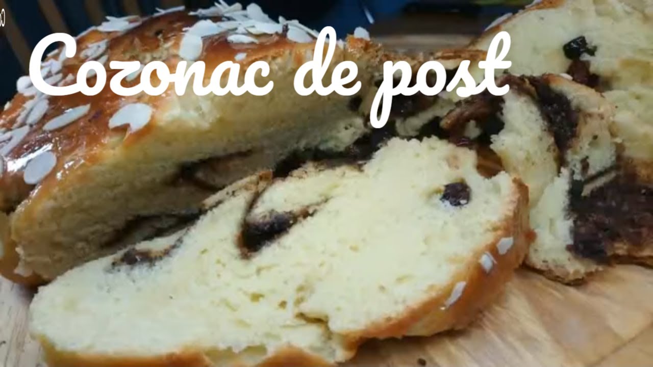 Cozonac de post.Cozonac fara lapte si oua. - YouTube