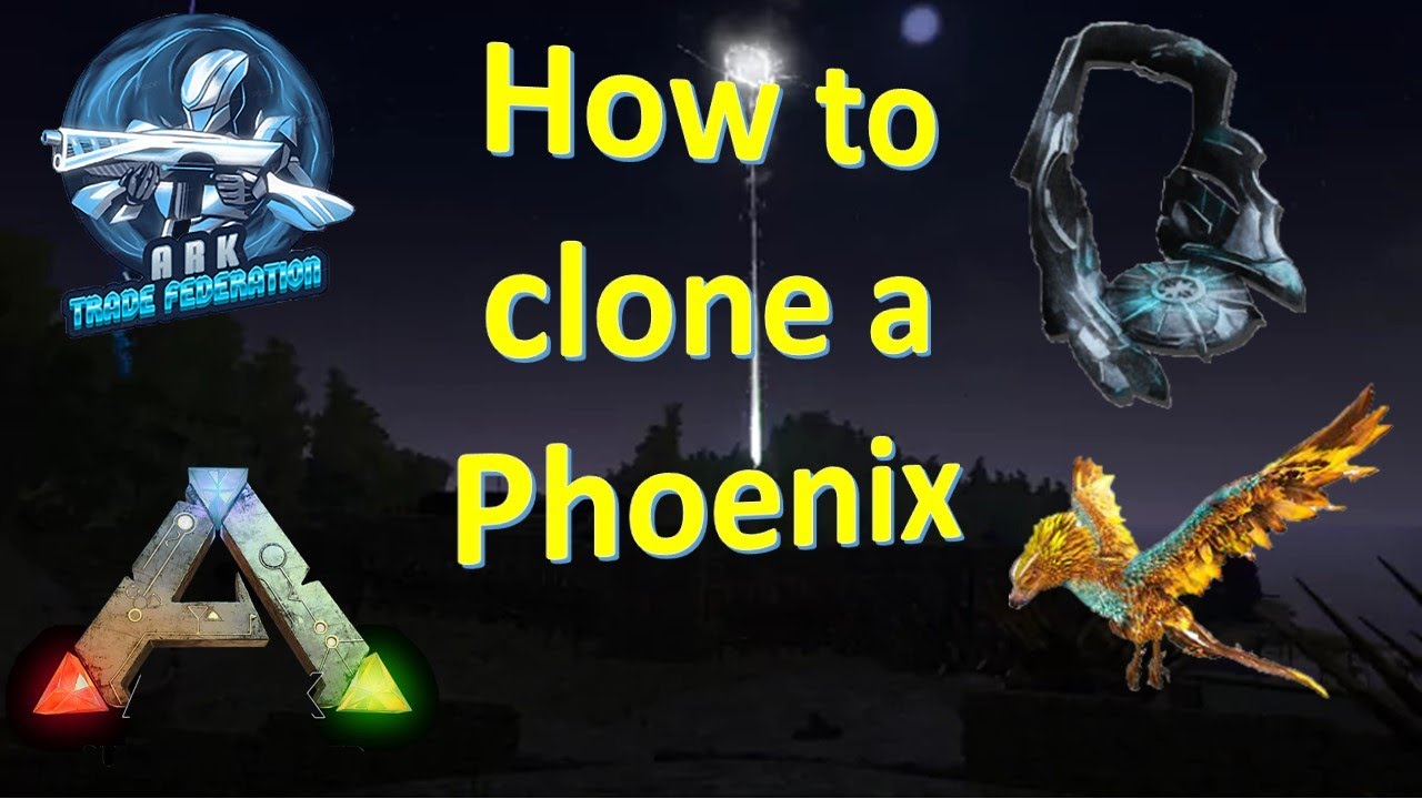 Ark Official PvE: How to clone a Phoenix - YouTube