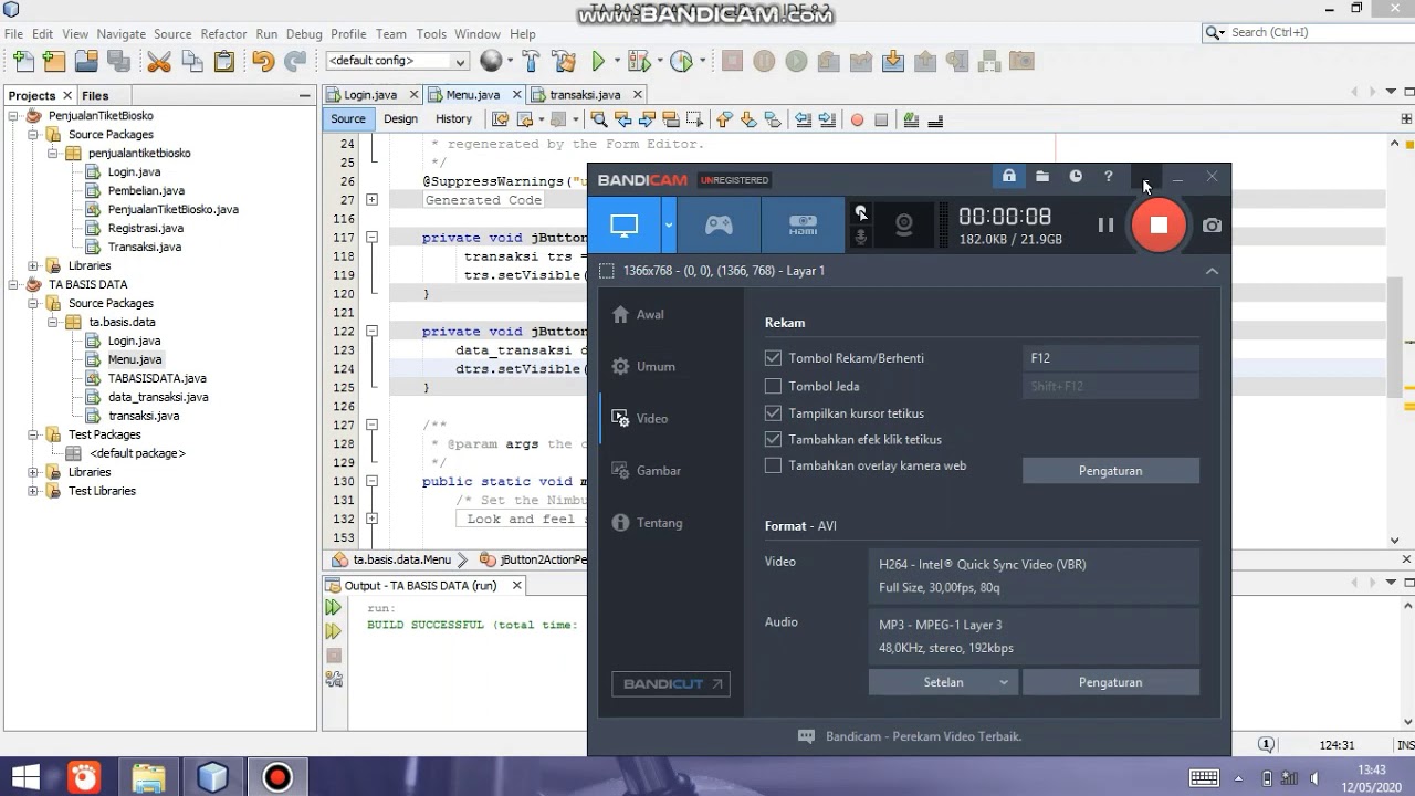 INTERFACES PROGRAM "RENTAL MOBIL" 2020 - YouTube