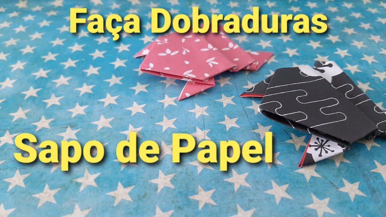 Como fazer dobraduras, Origami, dobradura de papel - YouTube