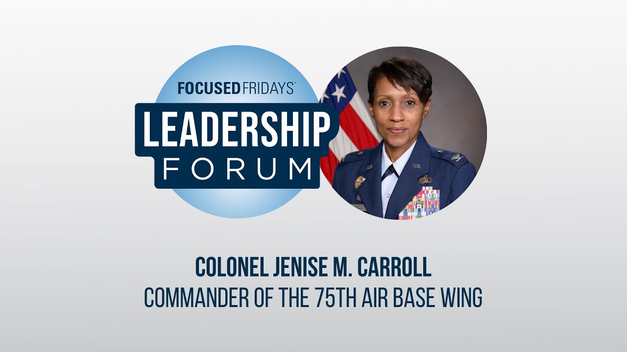 Leadership Forum: Colonel Jenise M. Carroll - YouTube