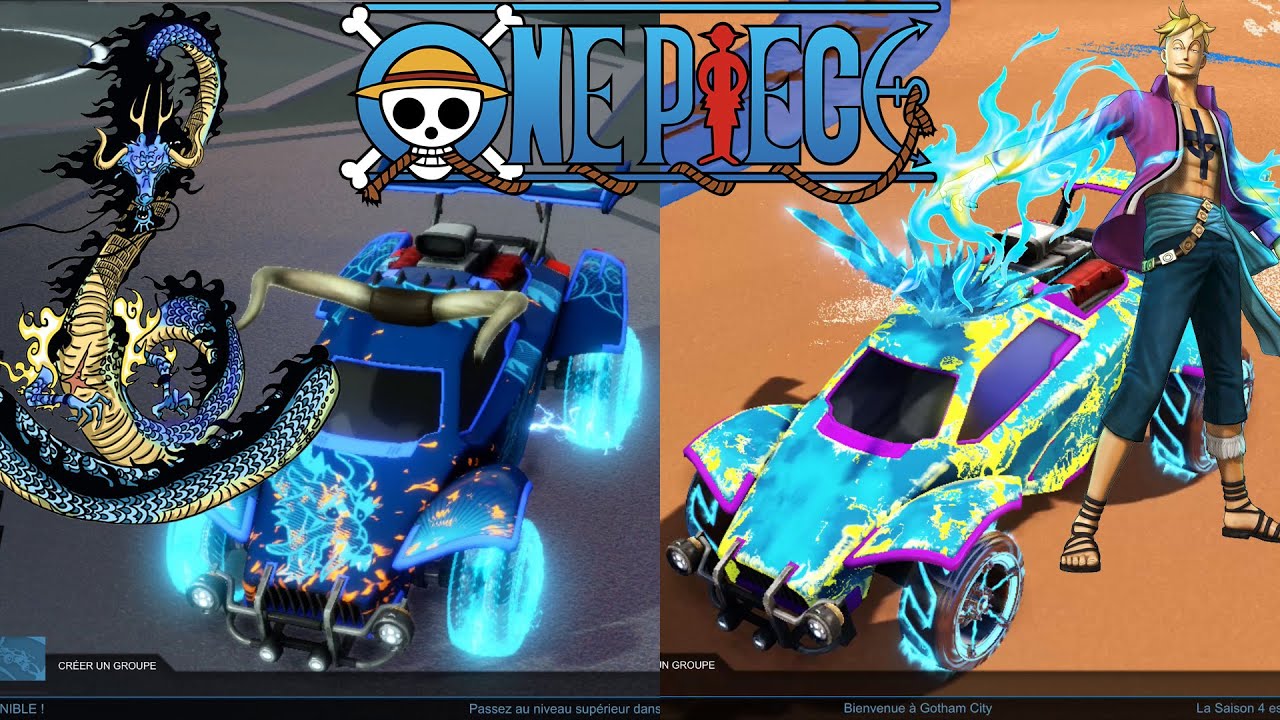 ONE PIECE DESIGNS | ROCKET LEAGUE - YouTube