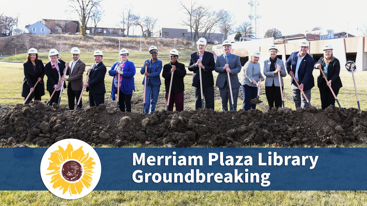 Merriam Plaza Library Groundbreaking - YouTube