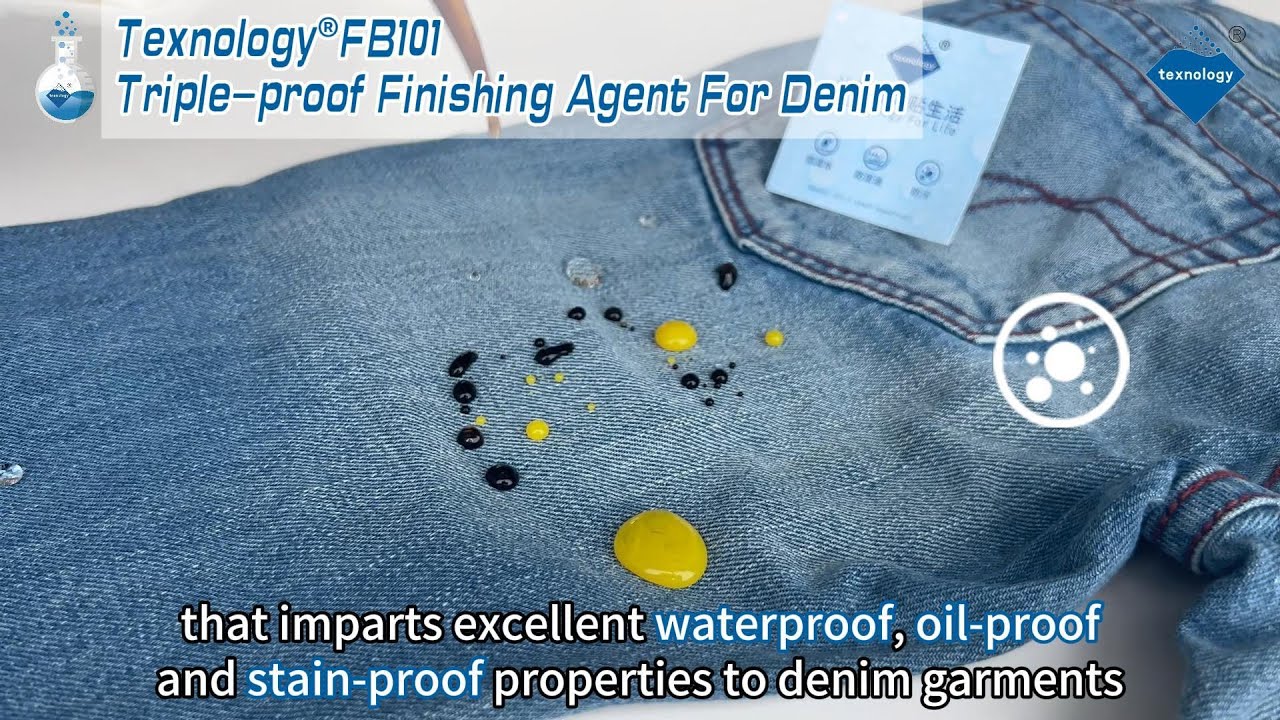 The water, oil, and stain resistant treatment of denim garments. - YouTube