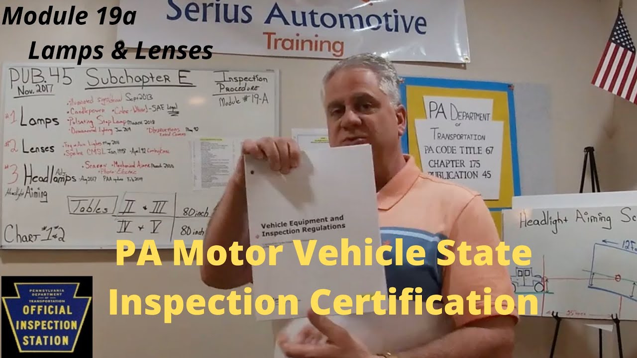 How to check headlight color! PA Motor Vehicle State Inspection Re ...