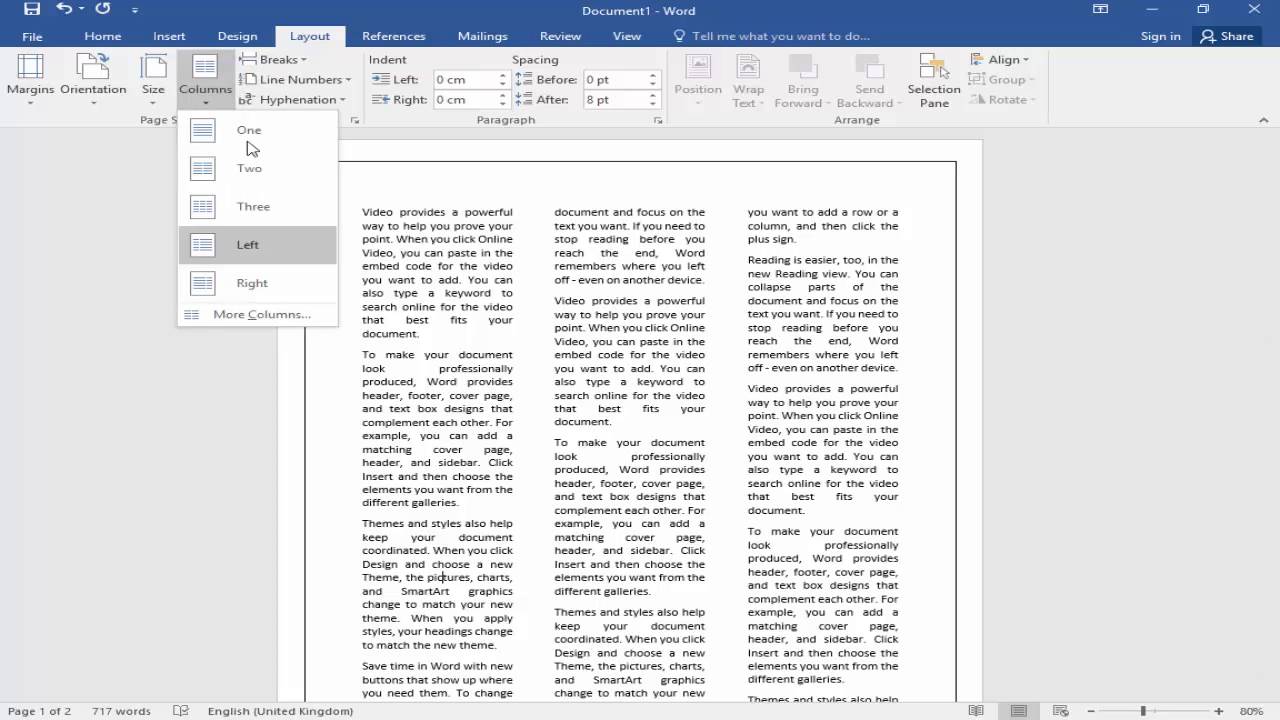 MS Word 2016 | Layout | All Tools | Training | In Hindi/Urdu | Solution ...