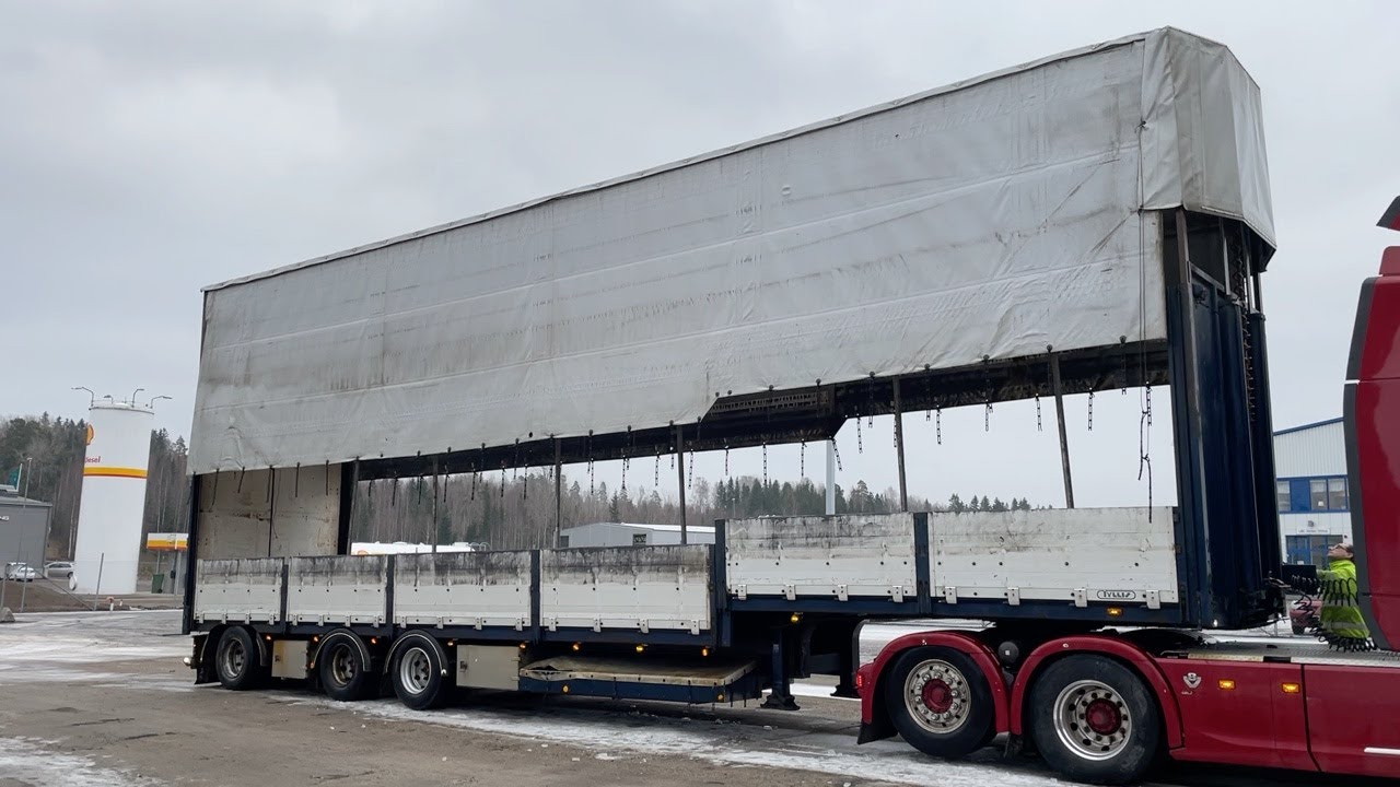 Köp Jumbotrailer Tyllis Jumbo Trailer med lyftkapell på Klaravik - YouTube