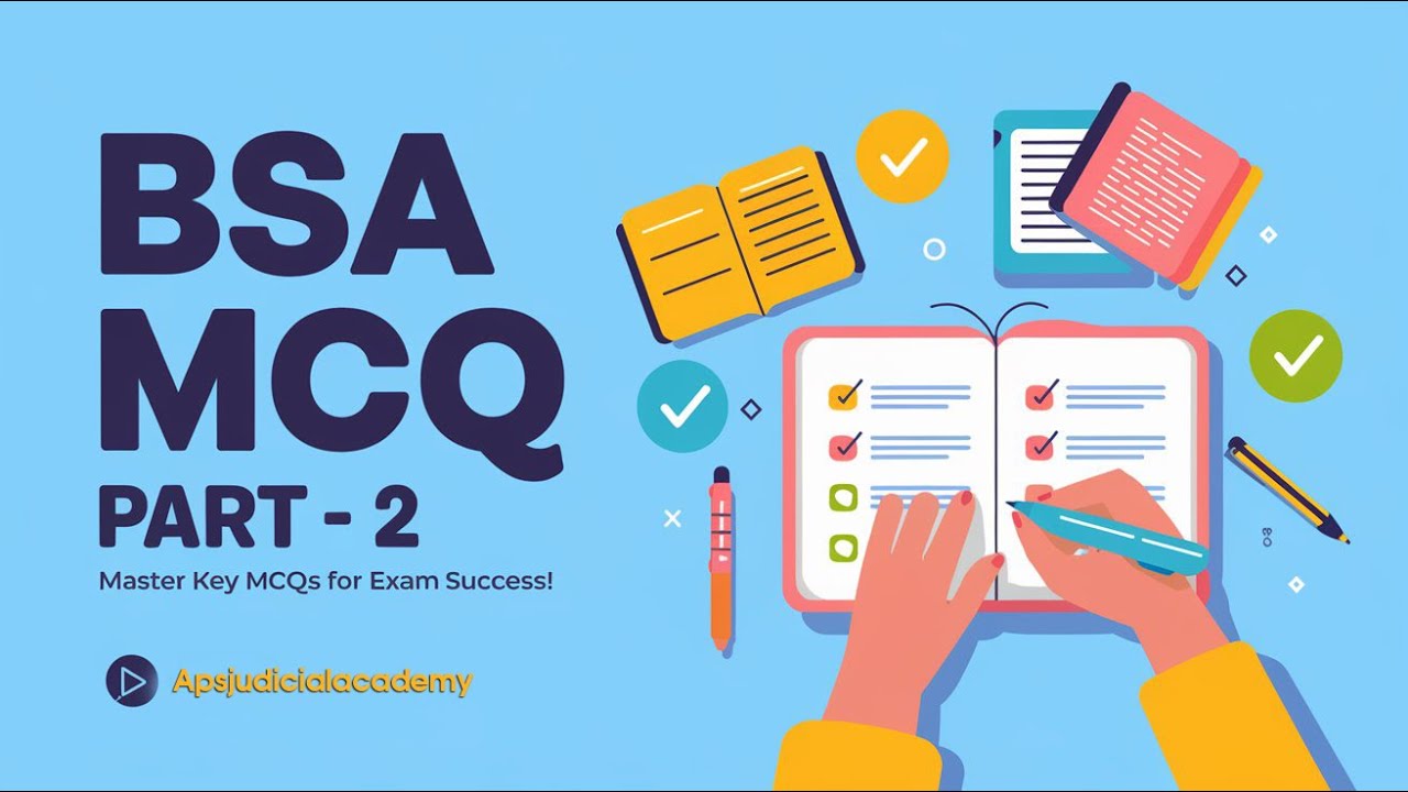 BSA MCQ Practice Part - 2 - YouTube