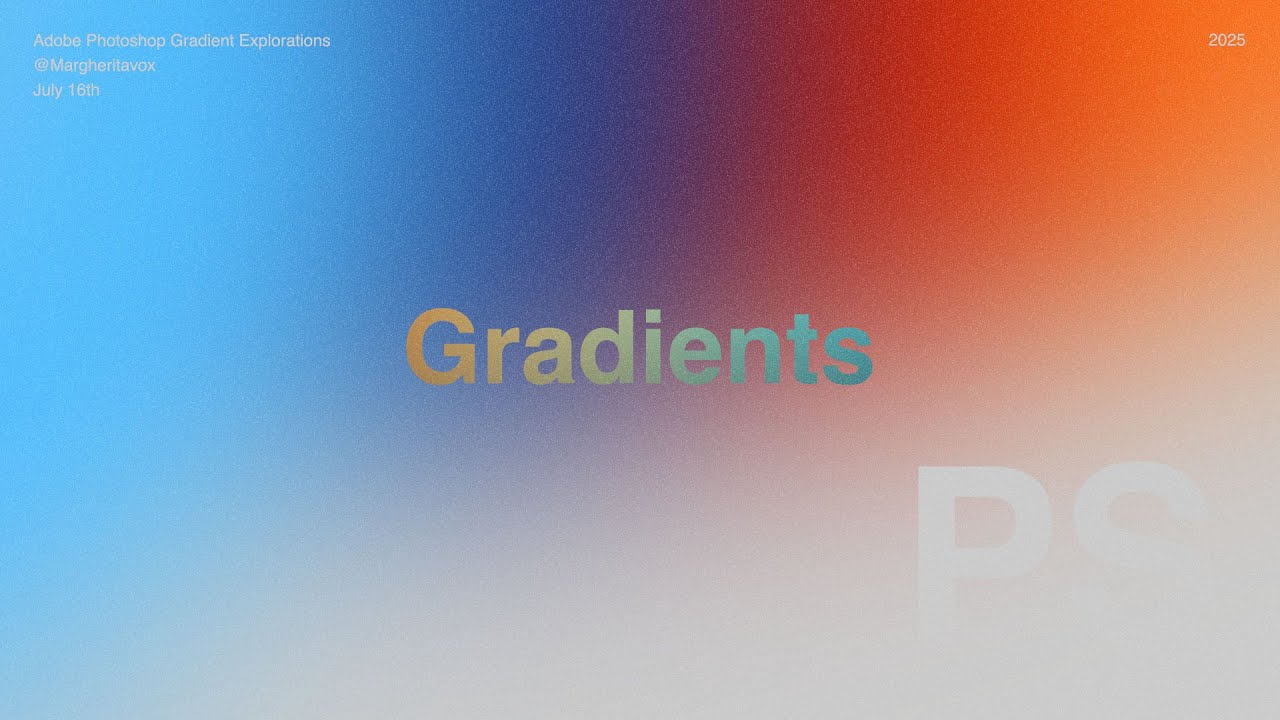 Simple Abstract Backgrounds and Gradients in Photoshop Tutorial - YouTube