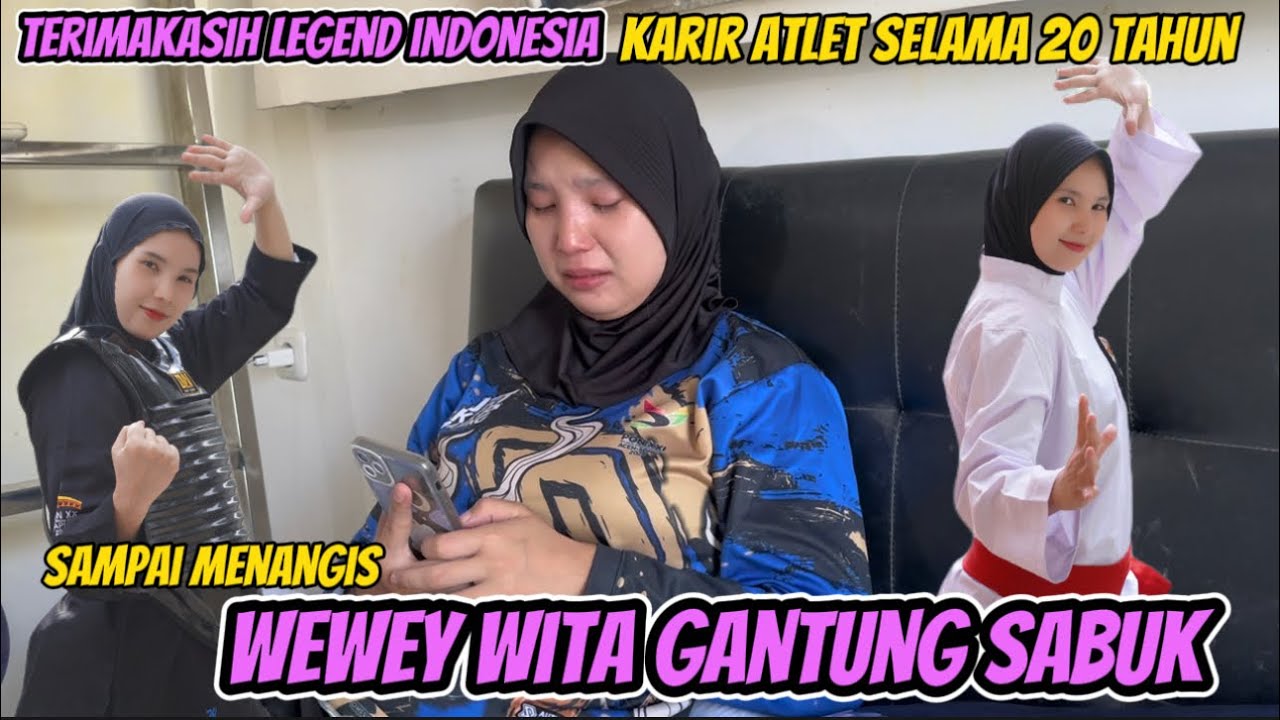 SEDIH WEWEY WITA GANTUNG SABUK, PENSIUN ATLET @weweywita7014 # ...