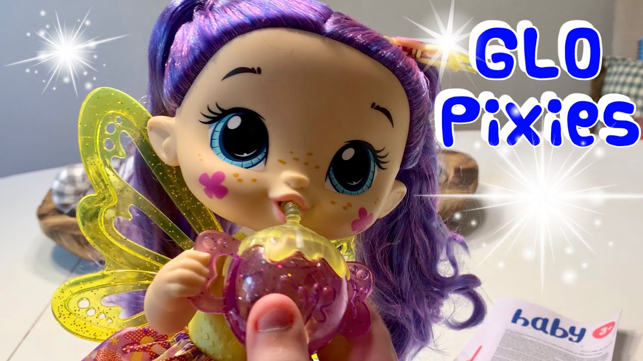 Baby Alive GLO PIXIES baby Siena Sparkles Hasbro - YouTube