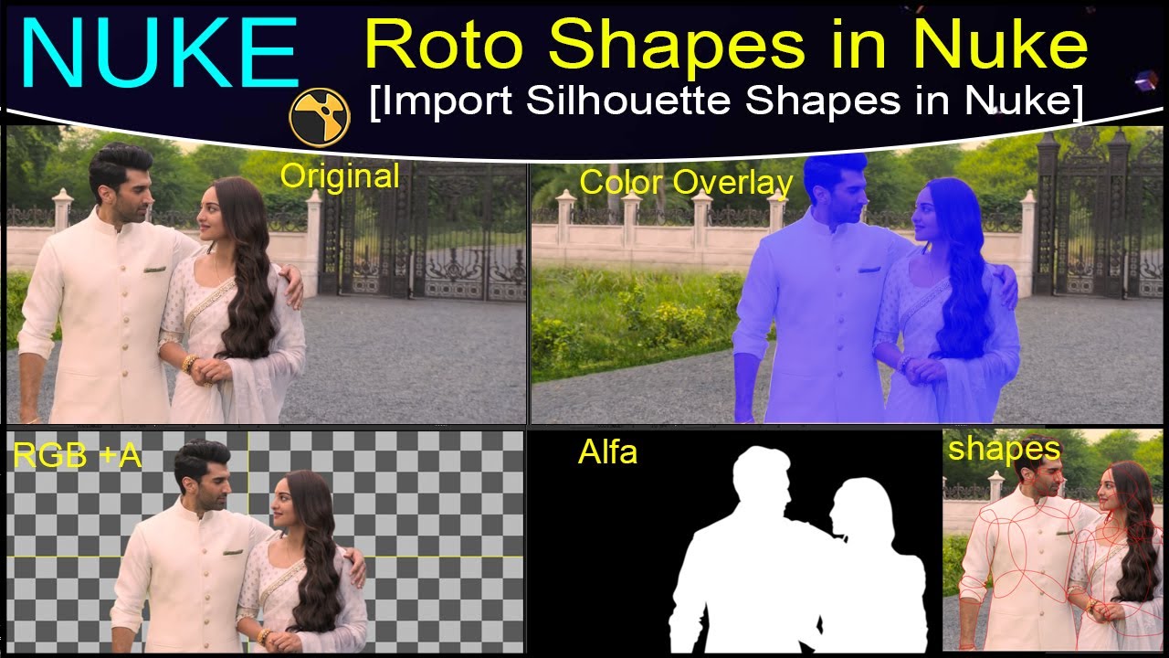 Nuke - Import Silhouette Shapes in Nuke | How to Use Roto Shapes in ...