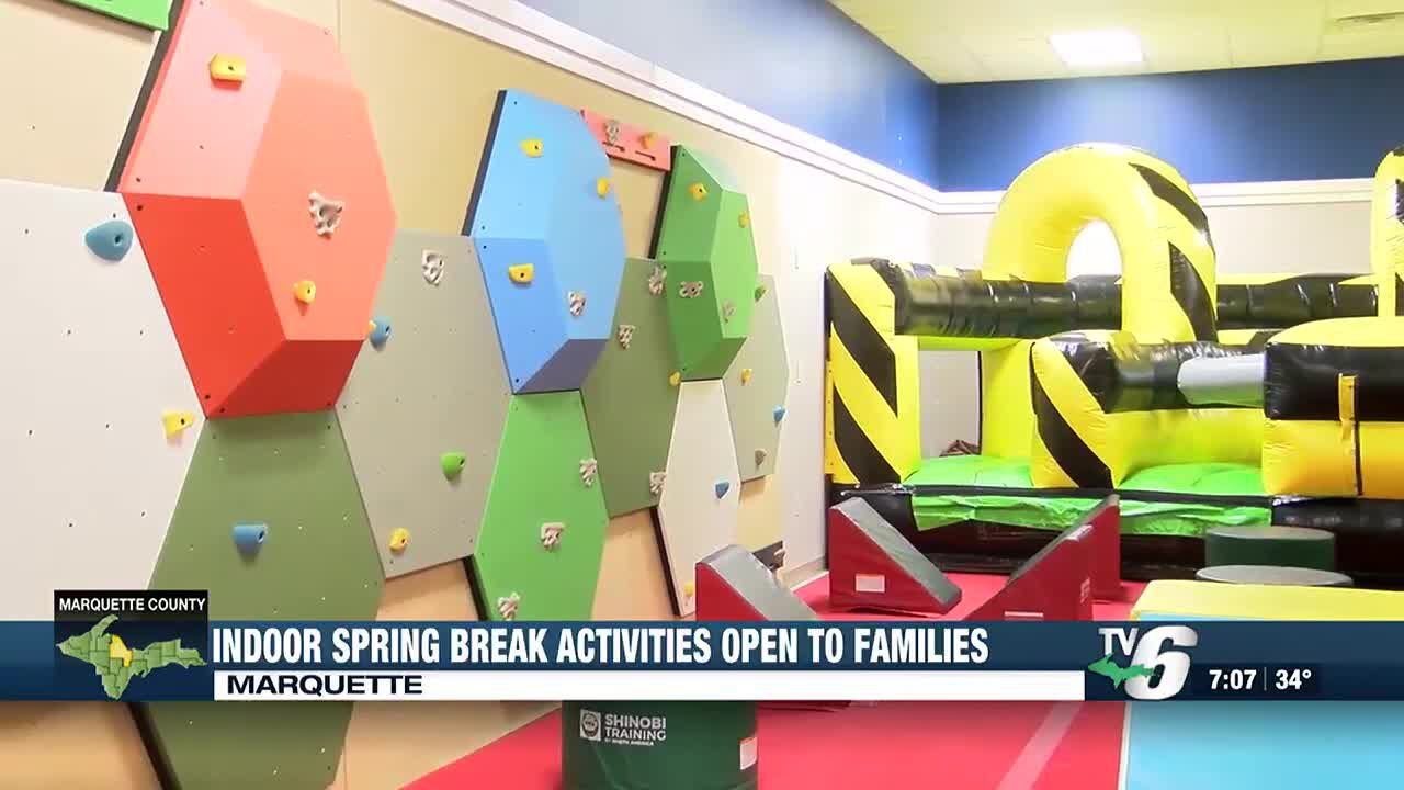 Indoor spring break activities open to families - YouTube