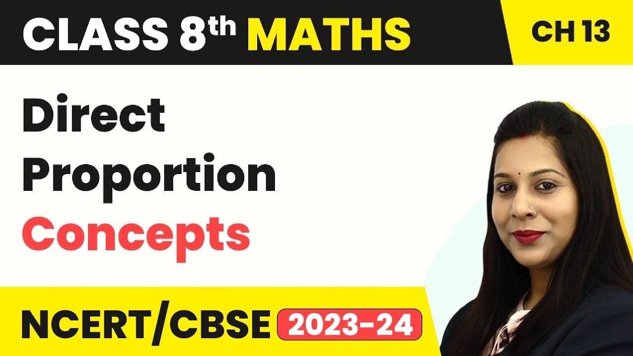 Direct and Inverse Proportion - Direct Proportion Concepts | Class 8 ...