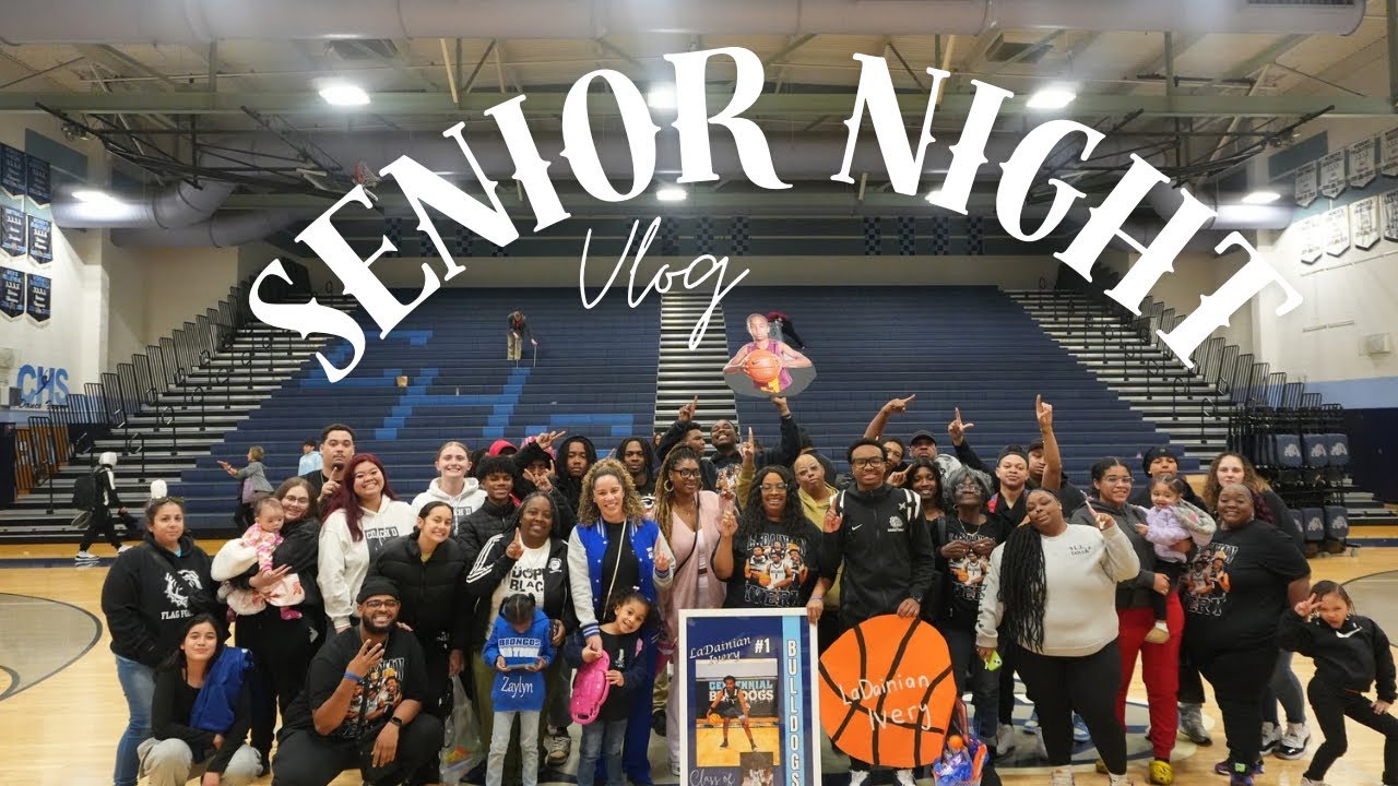 VLOG; Little Brothers Senior Night || DIY Fathead 🙂🎓🙏 - YouTube