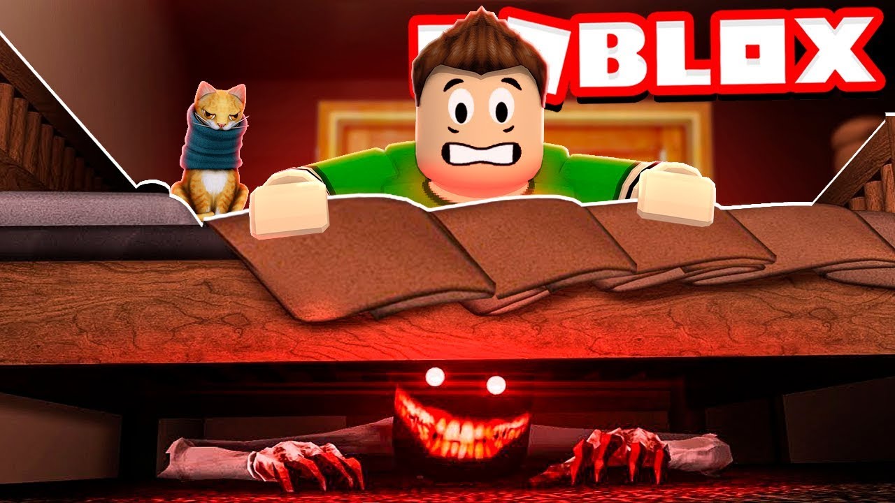 CUIDADO con el MONSTRUO DEBAJO de la CAMA en ROBLOX !! | Roblox Camping ...