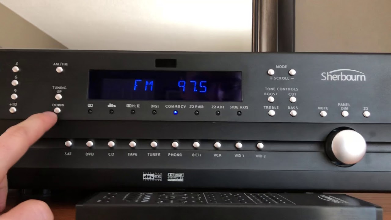Sherbourn Technologies PT-7010A pre amp pro processor demo with Rotel ...