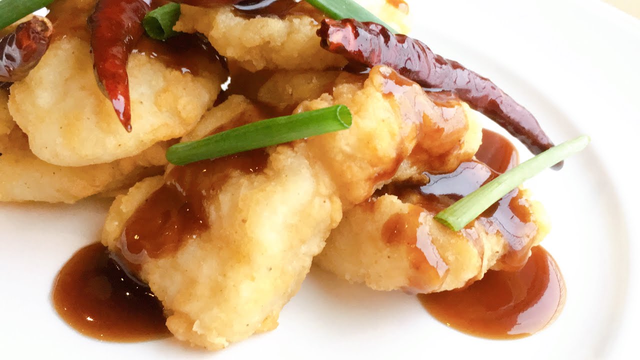 Fried Dory Fillet with Tamarind Sauce - YouTube