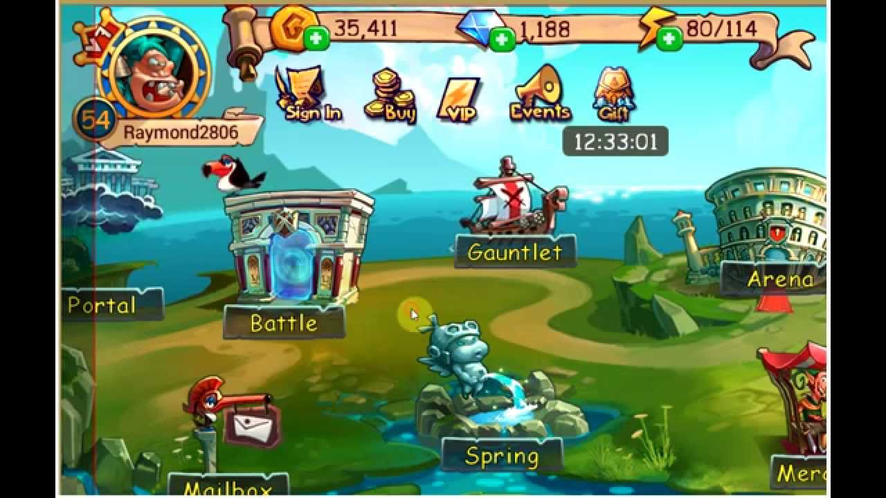 Gods Rush Tutorial: Rule need to know in Gauntlet - How to upgrade VIP ...