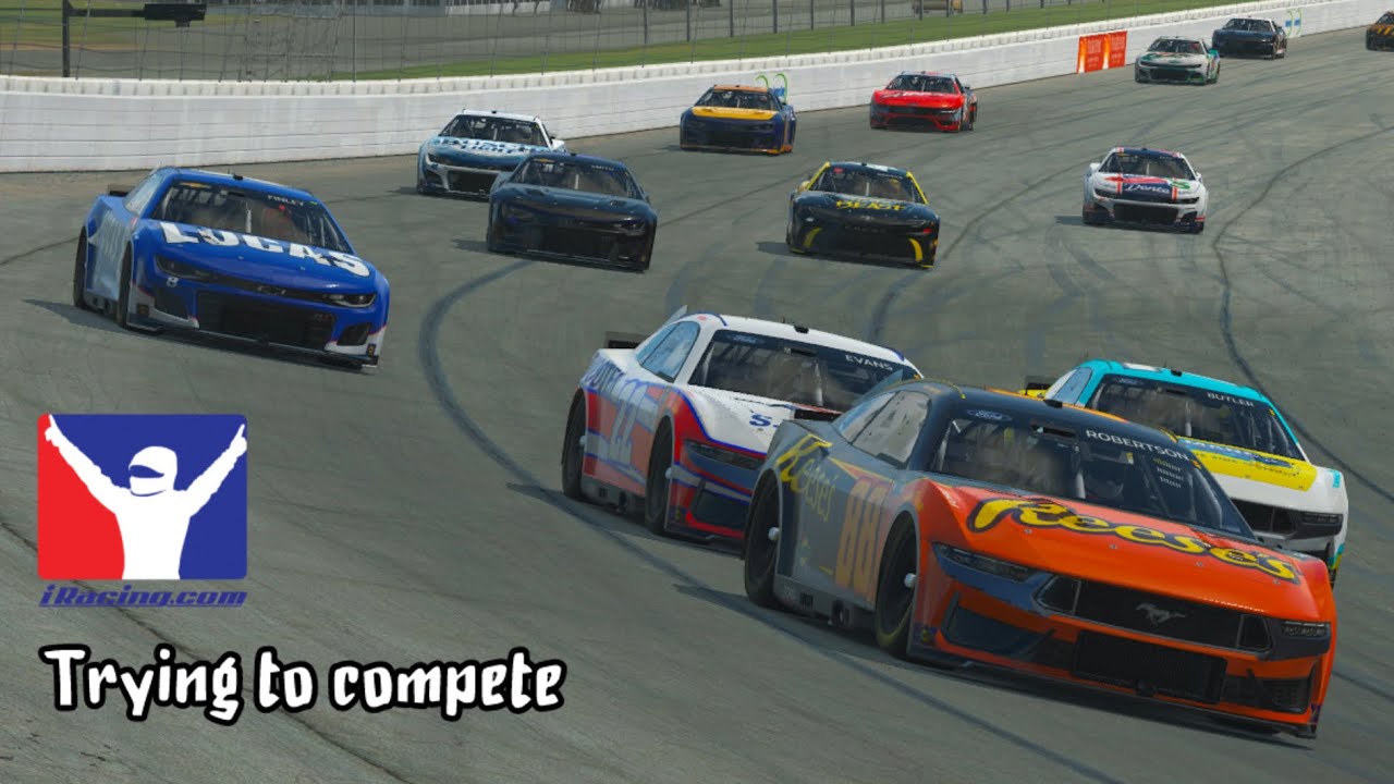 Trying to Compete || iRacing Next Gen at Michigan - YouTube