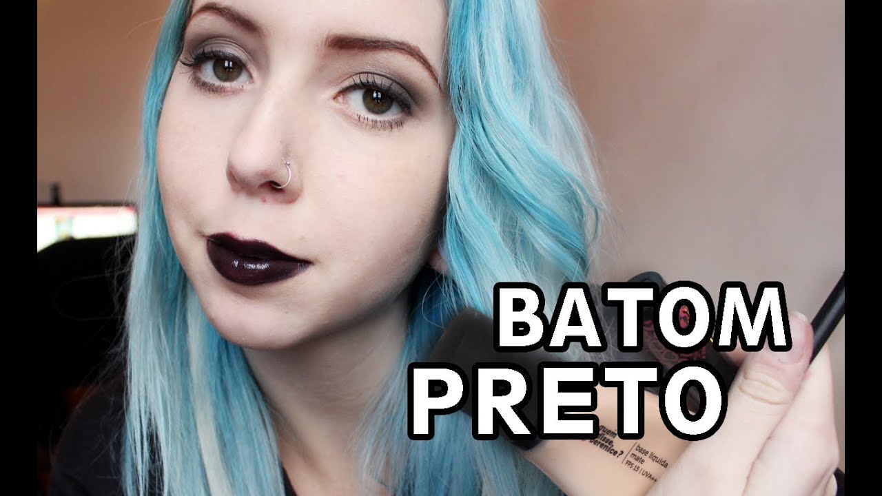 Como fazer batom preto - YouTube