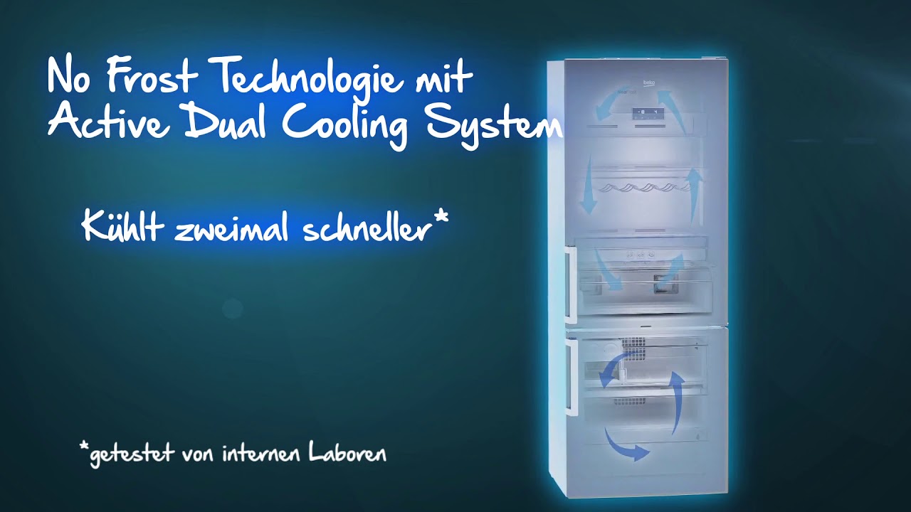 No Frost Technologie mit Active Dual Cooling System - Feature - YouTube