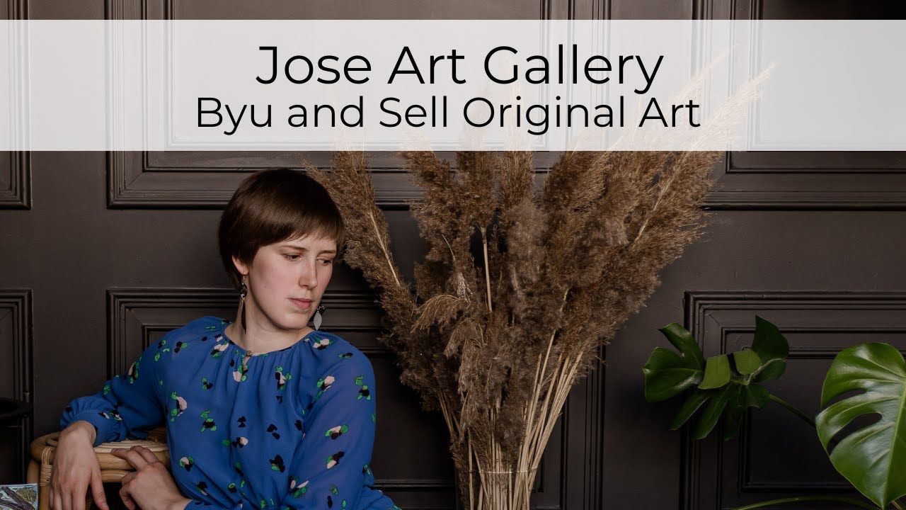 Как продавать искусство на площадке Jose Art Gallery - YouTube