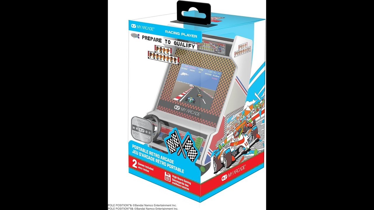 My Arcade Pole Position: Retro Mini Arcade Game - YouTube