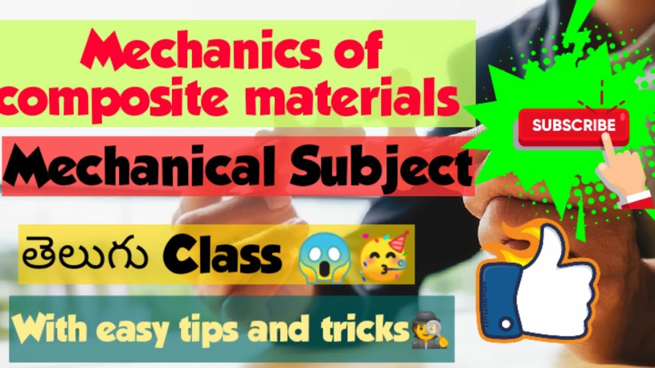 II Mechanics of composite materials II Manufacturing Methods II Unit-1 ...