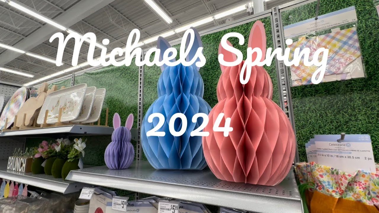Michaels Spring 2024 Easter and more! - YouTube