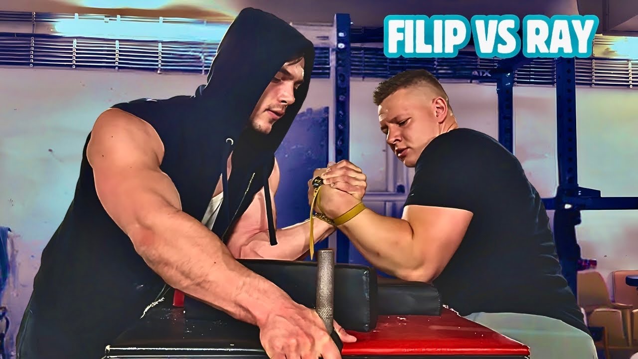 Coach Ray vs Filip Hritz ARM WRESTLING TABLE TRAINING - YouTube